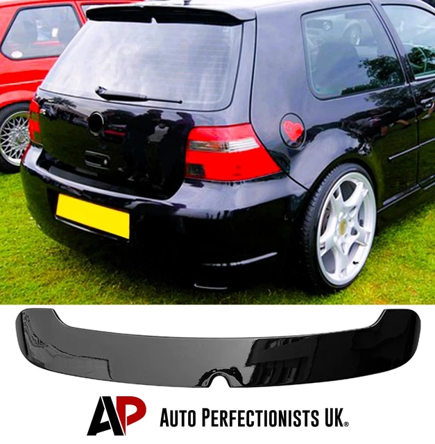 VW GOLF MK4 GTI R R32 Gloss Black Rear Roof Spoiler Boot Wing Lip Body ...