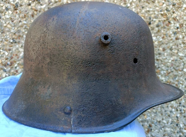 WW1 GERMAN HELMET. Battlefield Find. Solid Relic Piece £167.08 ...