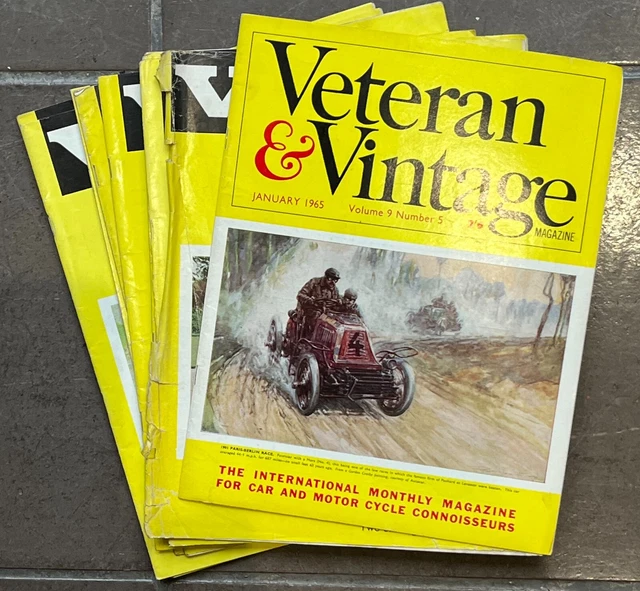 'VINTAGE AND VETERAN' magazine 1965. 12 monthly x issues £12.00 ...