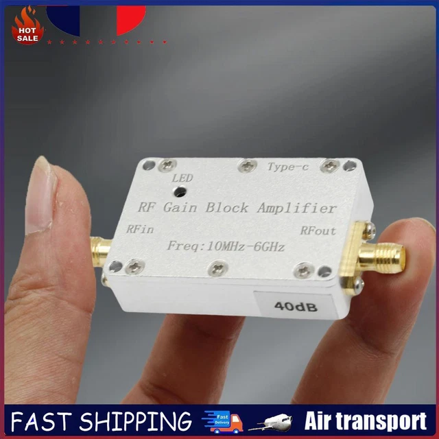 # RÉCEPTEUR LNA haute planéité 10MHZ-6GHz, amplificateur récepteur de Signal d'e EUR 16,38 ...
