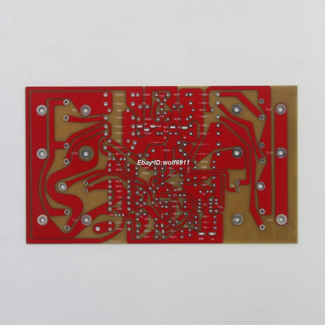 HIFI QUAD606 AUDIO Stereo Amplifier Bare Board PCB + Power Supply Board ...