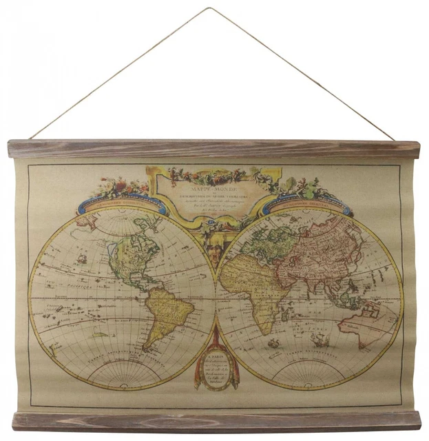 MAP HISTORIC ROLL map antique style wall map Paris France £148.25 ...