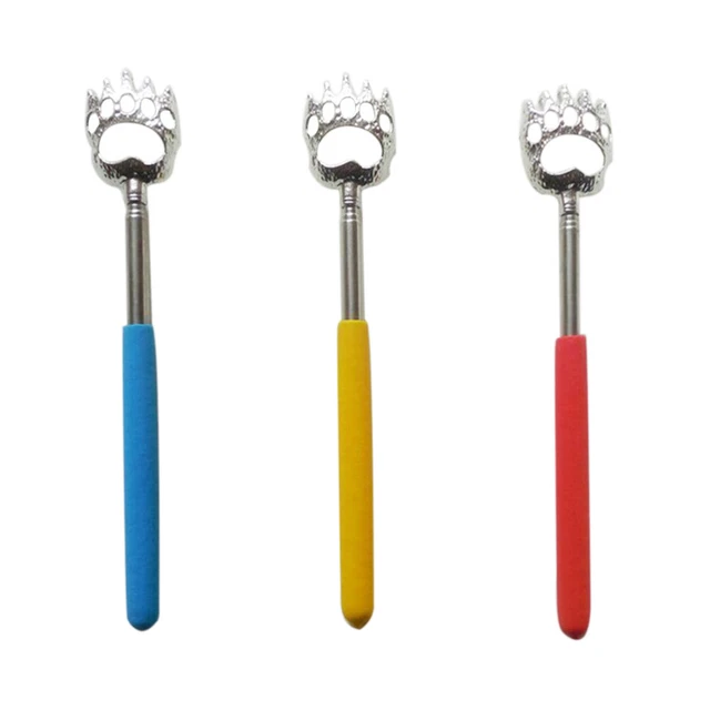 STAINLESS STEEL ITCHING Stick Relief Back Scratcher Telescoping ...