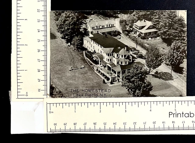 1930S DUTCH COLONIAL Homestead Farm Lake Placid New York Vintage RPPC ...