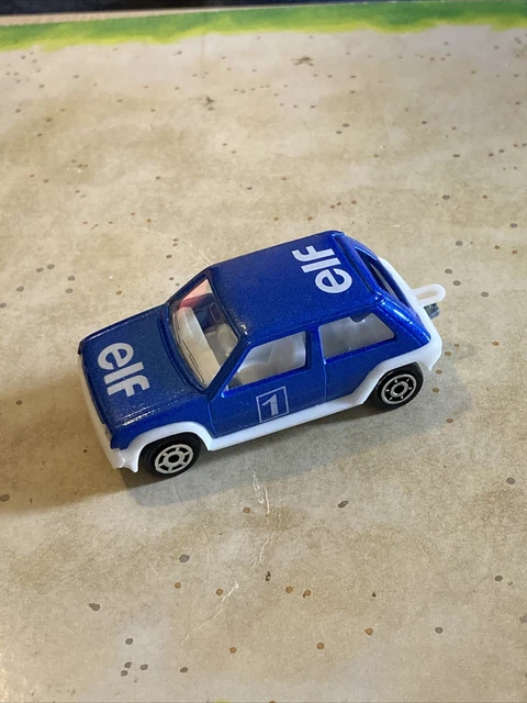 VOITURE MAJORETTE RENAULT 5 - R5 Supercinq GT -Turbo Elf Échelle 1/51 ...