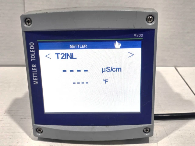 METTLER TOLEDO 4 Channel Water Transmitter M800 P/N 58000804 Power ...