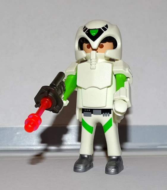 PLAYMOBIL PERSONNAGE ALIEN Blanc Collectionneur - Reconstitue - Avec ...