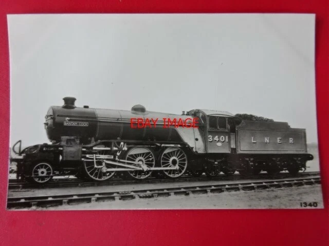 PHOTO LNER Class V4 Loco No 3401 Bantham Cock Br 61700 £3.25 - PicClick UK
