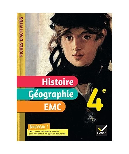 FICHES D'ACTIVITÉS HISTOIRE-GÉOGRAPHIE-EMC 4e - Ed. 2022 - Cahier élève, Mar EUR 8,89 - PicClick FR