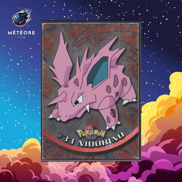 CARTE POKÉMON NIDORINO 33 Foil TOPPS Série 1 Français EUR 9,50 ...