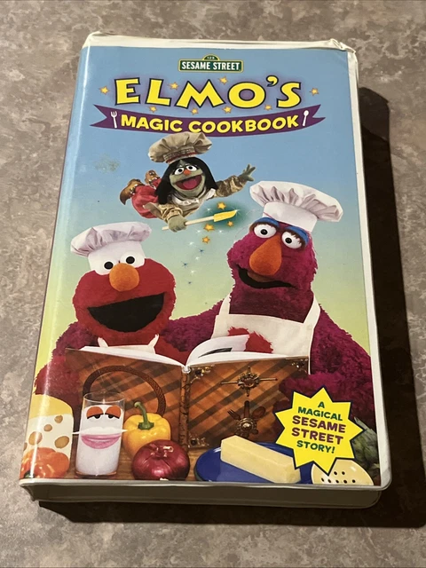 SESAME STREET - Elmos Magic Cookbook (VHS, 2001) Clamshell ***TESTED ...
