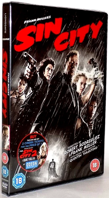 SIN CITY (2005) R2 DVD Bruce Willis, Clive Owen, Mickey Rourke - Frank ...