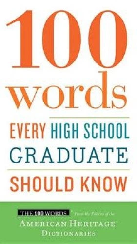 100 WORDS EVERY High School Graduate Should Know (100 Words) NEUF EUR ...