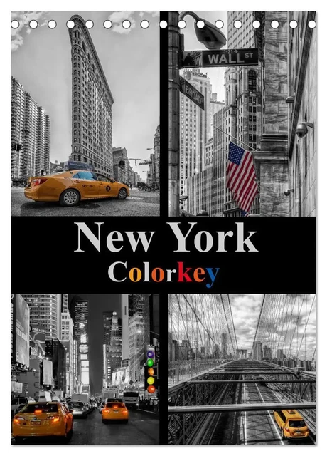 CARINA BUCHSPIES | New York Colorkey (Tischkalender 2026 DIN A5 hoch ...