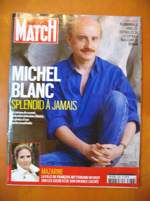 PARIS MATCH 3936 du 10/2024- Michel Blanc splendid à jamais. Mazarine Mitterrand EUR 9,99 ...