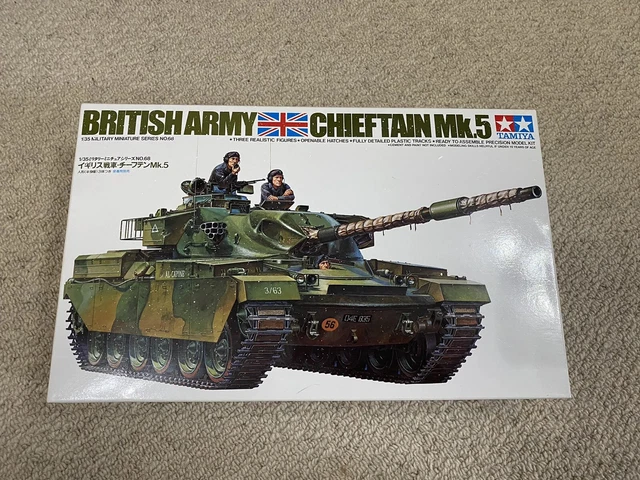 TAMIYA BRITISH CHIEFTAIN Mk.5 Tank 1:35 Scale #35068. Brand New £19.99 - PicClick UK