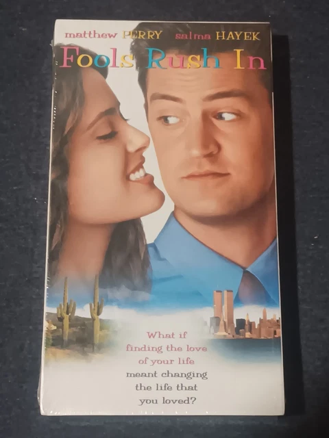 FOOLS RUSH IN VHS NEW SEALED Salma Hayek Matthew Perry Comedy VTG £8.96 ...