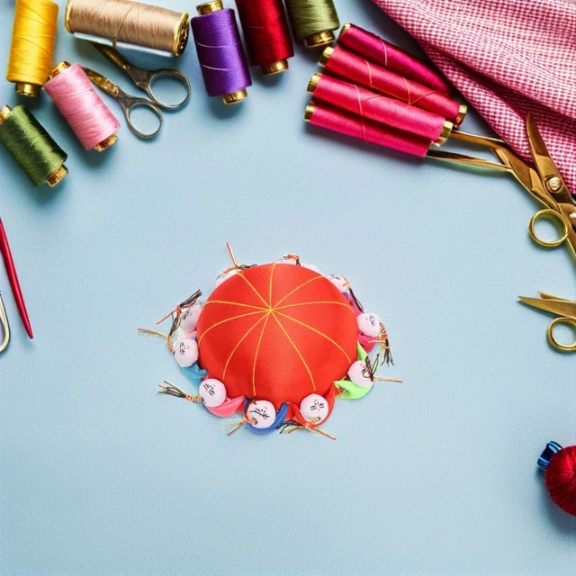 2 PCS RETRO-NÄHAUFBEWAHRUNGSTASCHE Nadelhalter Sewing Pin Cushion EUR ...