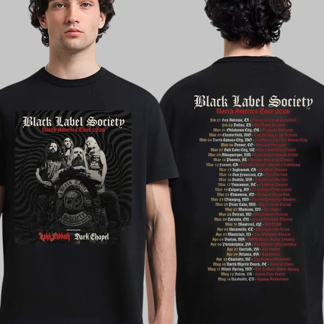 Black Label Society Tour Shirts