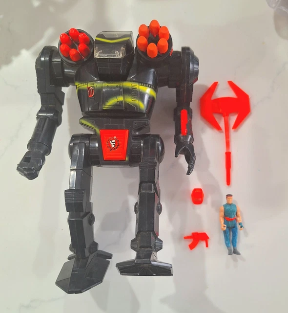 RARE VINTAGE 1994 Tyco BattleTech Axman Adam Steiner Robot/Figurine ...