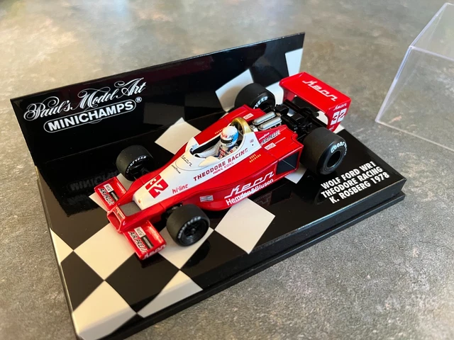 1:43 MINICHAMPS WOLF Ford WR1 Theodore Racing #32 Keke Rosberg 1978 EUR ...