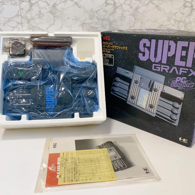 PC ENGINE SUPER GRAFX PI-TG4 Console System with Box Tested [Near Mint ...