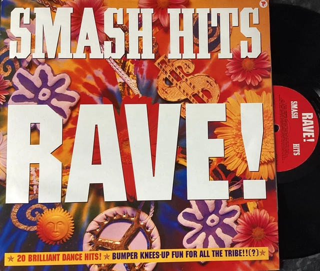 V/A~SMASH HITS RAVE~90S Chart Dance Oldskool Hardcore - 12” Vinyl Lp~Nm ...