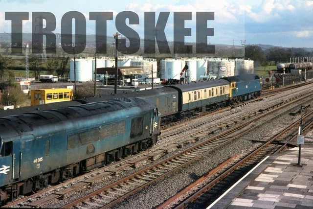 35MM SLIDE BR British Railways Diesel Loco Class 46 46025 1983 Original 35MM SLIDE BR British Railways Diesel Loco Class 46 46025 1983 Original
