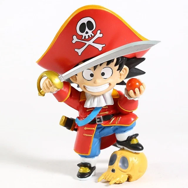 Figurine Collection Dragon Ball Z Goku Roi Des Pirates 15 5 Cm Pvc Neuf
