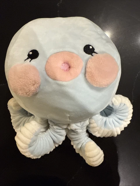 CUTE MINISO BLUE Octopus Soft Toy 23x23x23 Cm - New Without Tags £10.01 ...