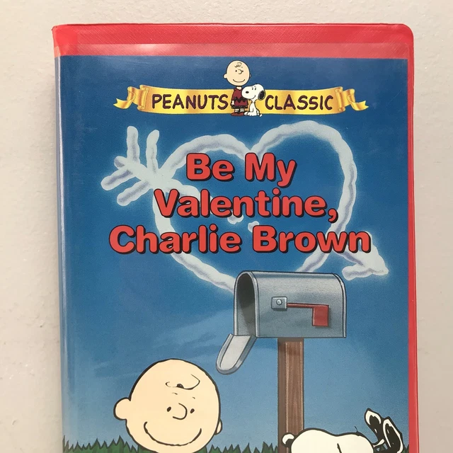 PEANUTS BE MY Valentine, Charlie Brown! VHS Video Tape Snoopy RARE ...