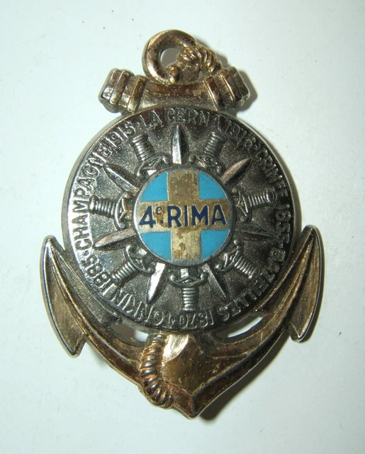 INSIGNE 4° REGIMENT D'INFANTERIE DE MARINE - 4° RIMA - Drago EUR 5,00 - PicClick FR