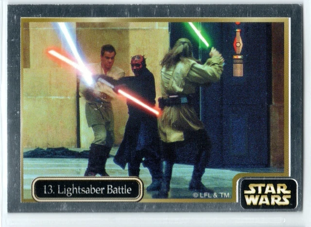 STAR WARS 1999 Épisode 1 Ikon Australie Base En Feuille Argentée ...