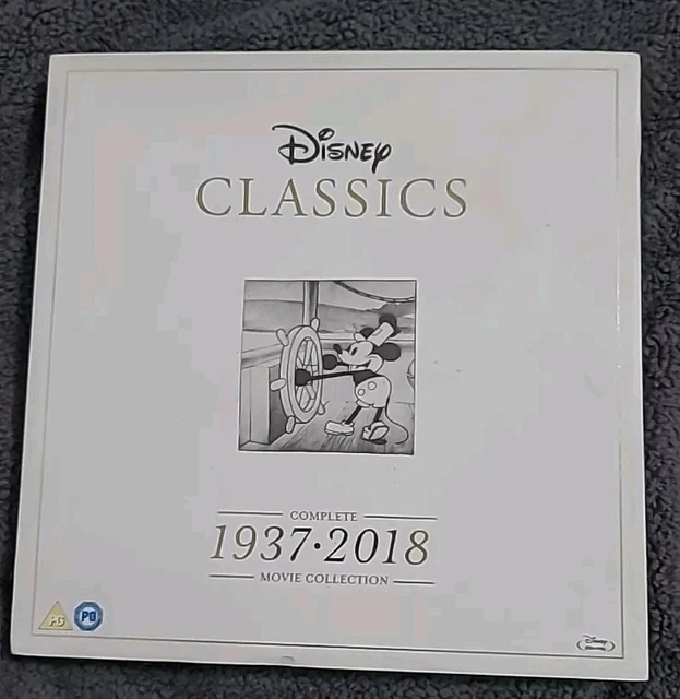 DISNEY CLASSICS COMPLETE MOVIE COLLECTION 1937-2018 BLU-RAY 55 DISCS 5 ...