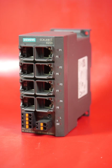 SIEMENS 6GK5208-0BA10-2AA3 / 6GK5 208-0BA10-2AA3 Simatic NET Scalance ...