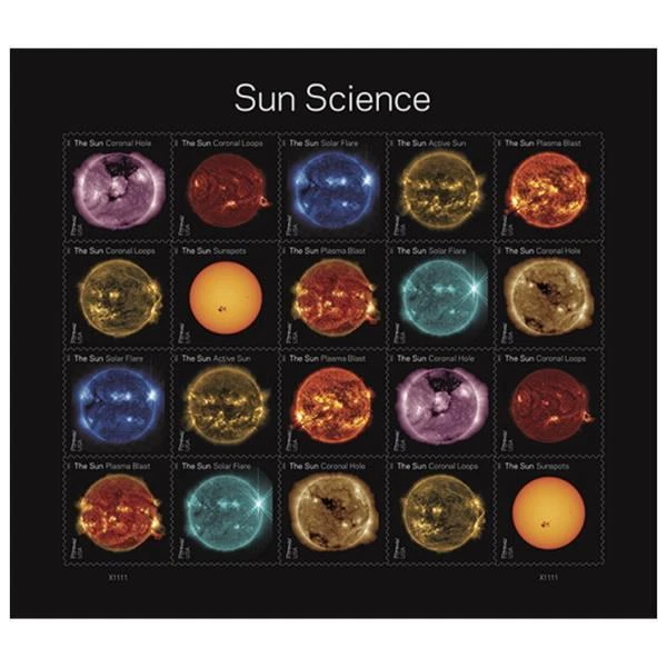 USPS #5598-5607 (GENUINE) Sun Science Stamps. Sheet of 20 MNH IN USA £ ...
