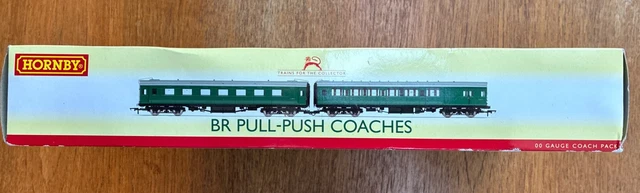HORNBY R4534 OO Gauge BR Pull-Push Coaches Pack of Two £89.08 - PicClick UK