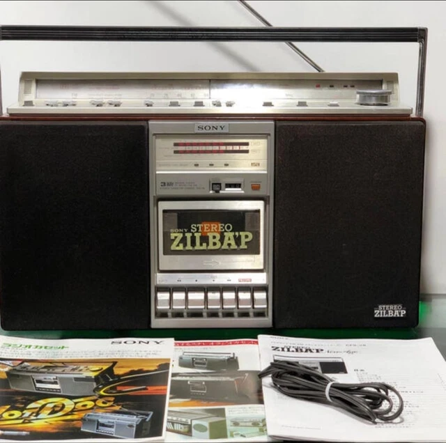 SONY CFS-V8 RADIO Cassette Player 3-Way Speaker Used Working Vintage ...
