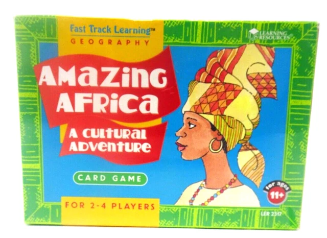 FAST TRACK LEARNING Geography Expedition Amazing Africa Card Game ...