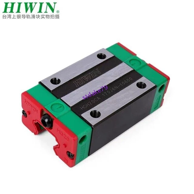 FOR HGR20 LINEAR Rail Guide CNC HIWIN Linear Rail Block HGH20CA ...