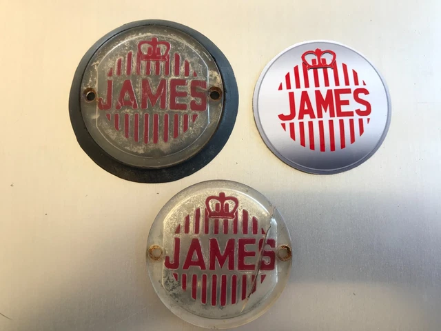 JAMES MOTORCYCLE replacement petrol tank badges £30.00 - PicClick UK
