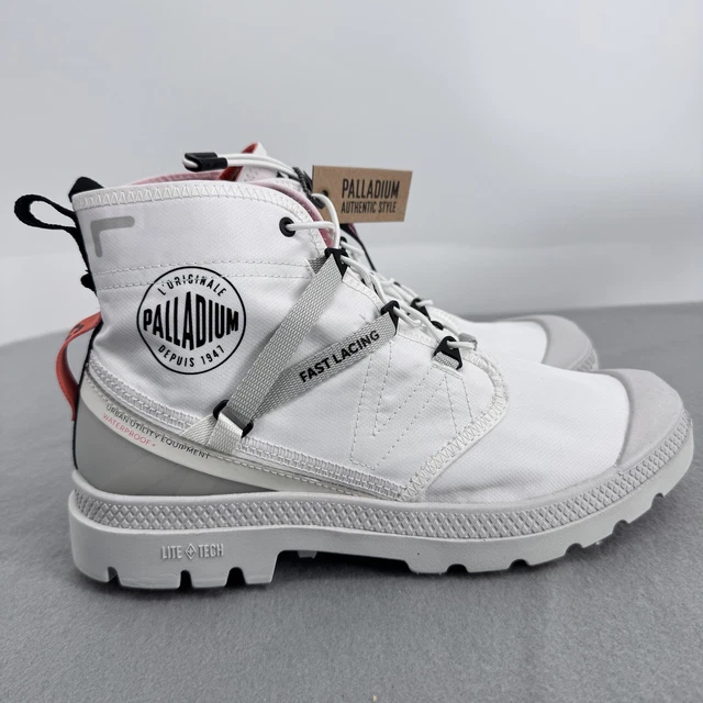 PALLADIUM PAMPA TRAVEL Lite Waterproof Womens 8.5 Combat Boots Star ...
