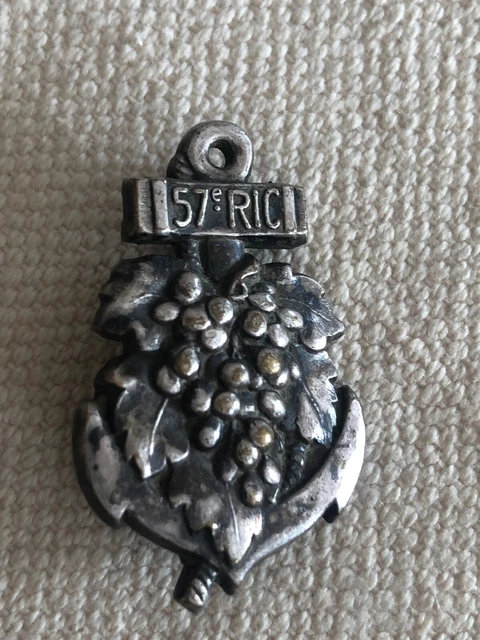 RARE INSIGNE 57° RIC régiment d'infanterie coloniale EUR 200,00 ...