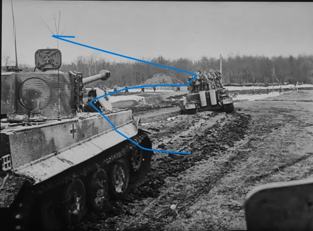 SUPER REPRO FOTO Tiger-Panzer mit Zimmerit im Osten/2 WW2 EUR 1,99 ...