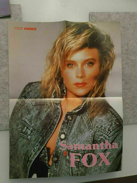 Samantha Fox Poster IN VENDITA! - PicClick IT