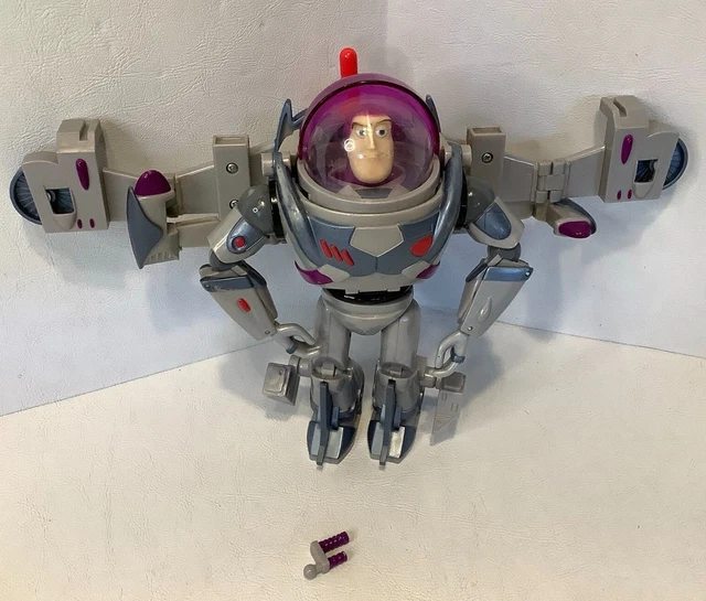 BUZZ LIGHTYEAR MEGA Morpher Toy Story 2 Transformer Silver Action 8 ...