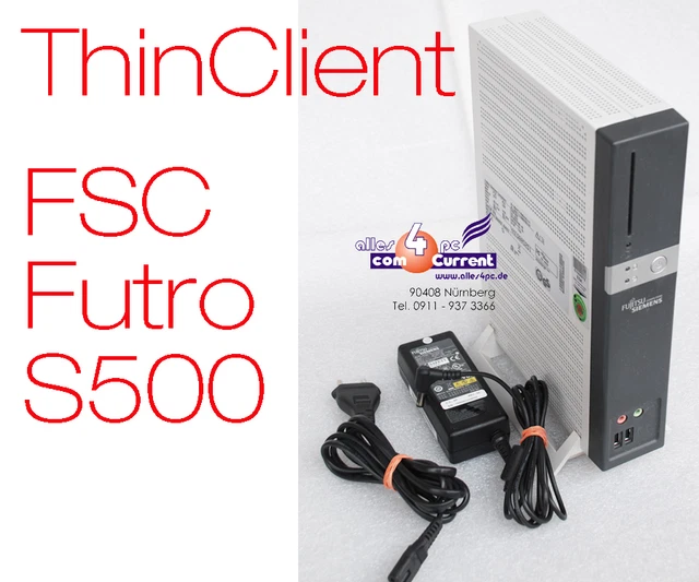 FSC FUJITSU-SIEMENS THINCCLIENT FUTRO S500 ALIMENTATION 2x RS-232 PIED ...