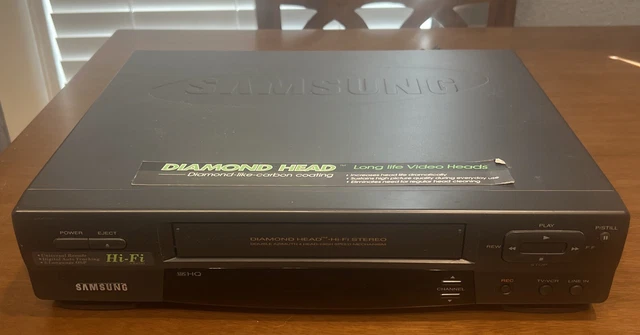 SAMSUNG VR 8705 VCR Diamond Head Hi-Fi Stereo Video Cassette Recorder 4 ...