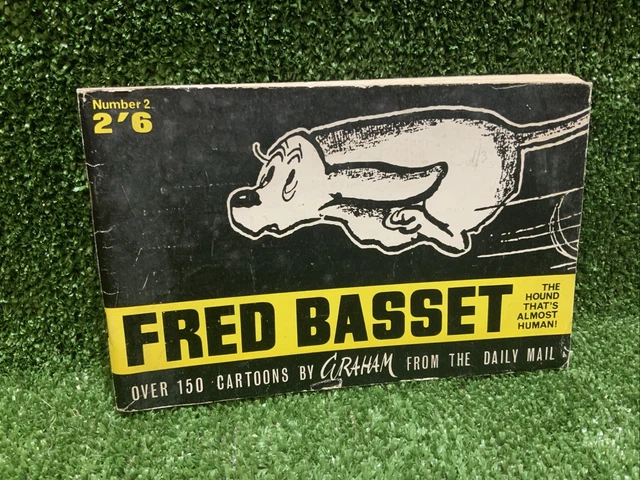 RARE FRED BASSET Book No.2 Daily Mail Mancave Cartoon £16.32 - PicClick UK