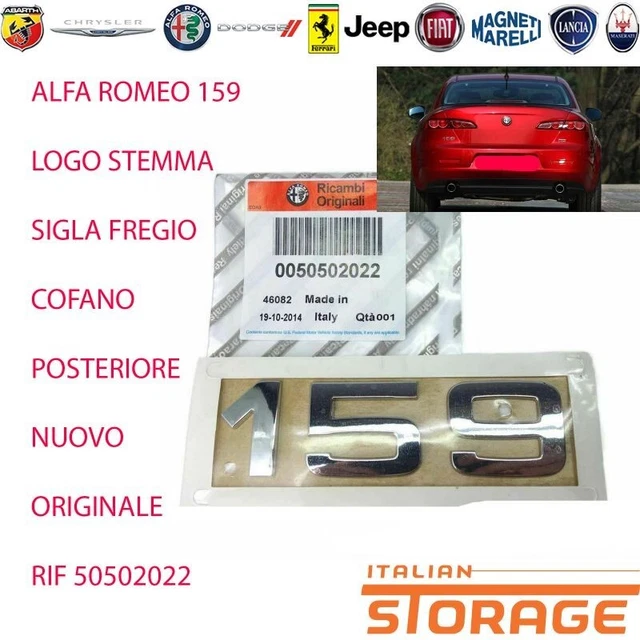 ROMEO 159 LOGO Blason Emblème Orrnement Coffre Arrière Nouveau Origine ...